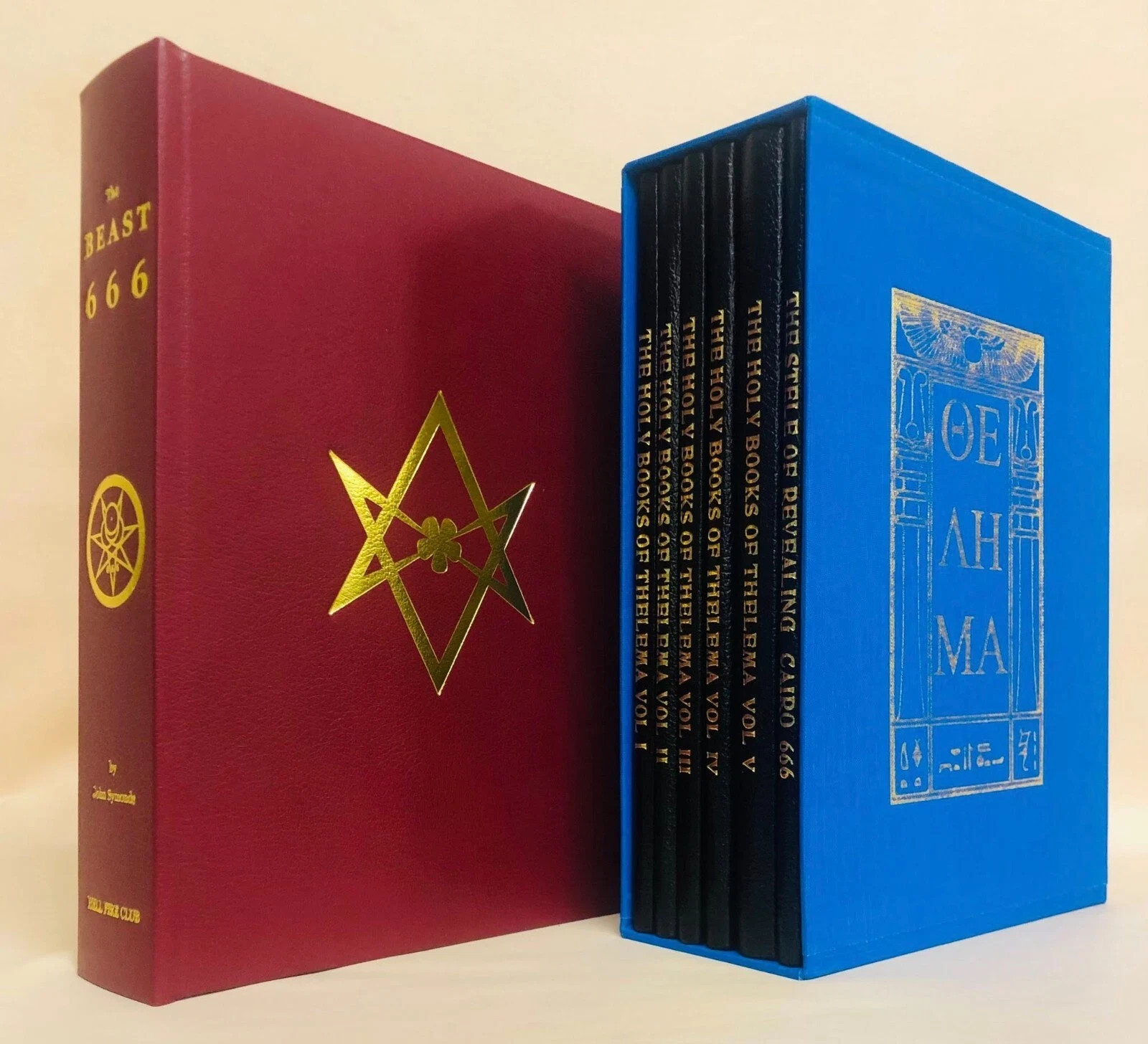 Aleister Crowley Holy Books of Thelema & Beast 666 Leather Occult Book