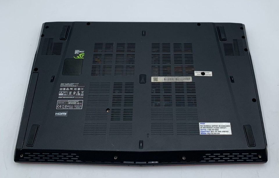 MSI GE62 6QD Apache Pro 15.6" i7-5700HQ 2.7GHz 256GB SSD 10GB DDR3 ...