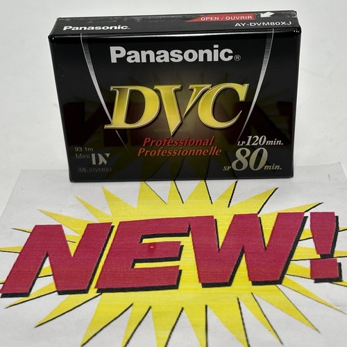 Panasonic Mini DVC 80 Minute Digital Video Cassette Tape New Sealed AY ...