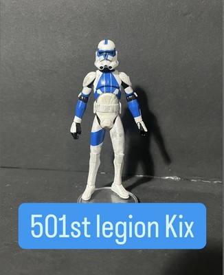 Star Wars The Clone Wars Kix 501st Legion Clone Trooper Custom 3.75 ...