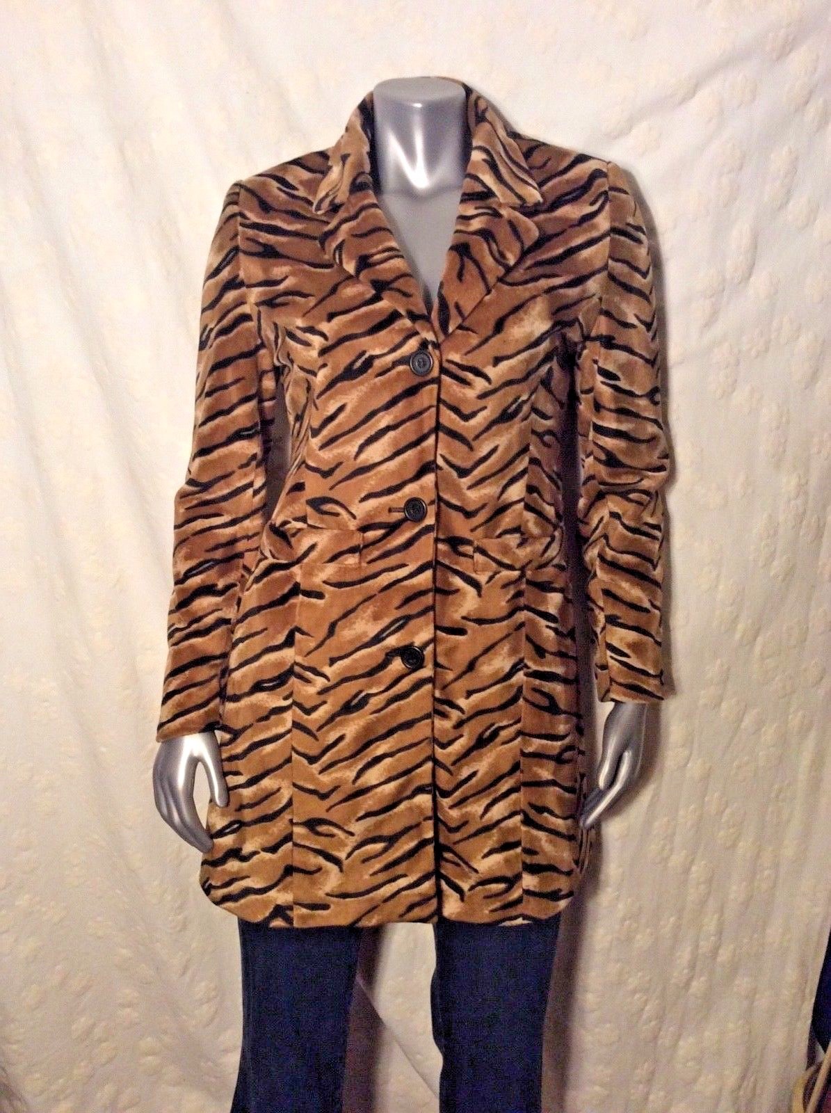 Mitsu London By Adler Unique Designer Coat Faux Fur SM U.S.Domestic ...