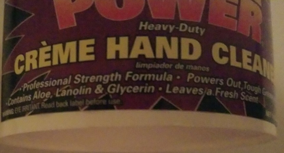 PURPLE POWER Heavy Duty Creme Hand Cleaner 14 oz Tub Power Out Grease ...