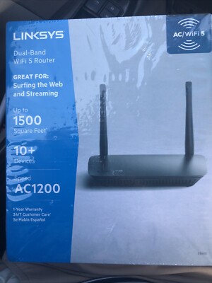 1X Linksys E5400 WiFi Router Dual-Band AC1200 WiFi 5 - NEW 745883774005 ...