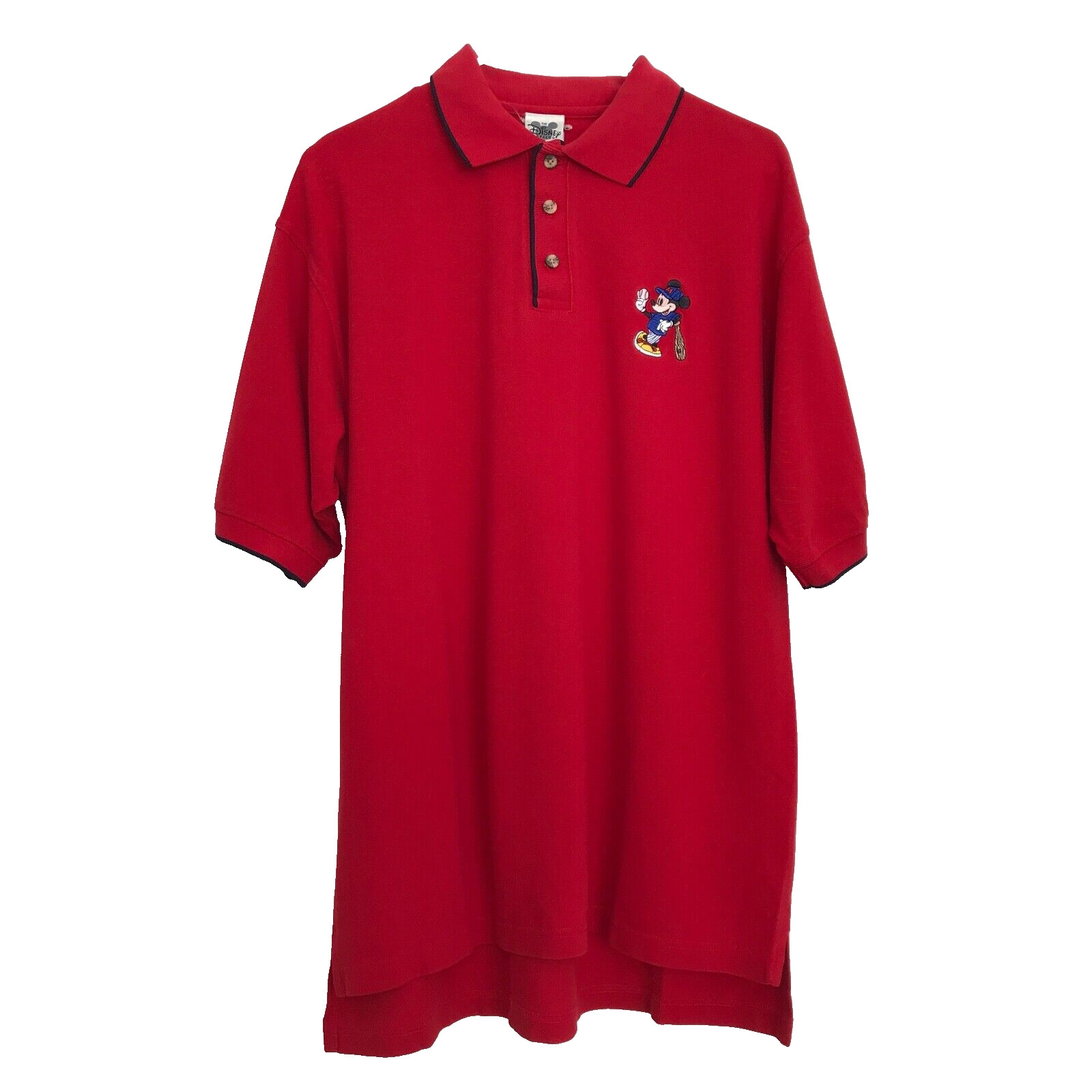 The Disney Catalog Golf Polo Mickey Mouse S/S Pique C… - Gem