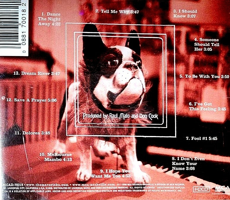 The Mavericks - "Trampoline" - ( HDCD - MCA Nashville Records ...