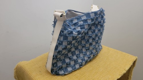 SHEIN Women's Checkered Blue Shoulder Handbag | eBay
