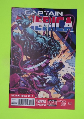 Captain America #21 Vol. 7 2014 Marvel Comics High Grade Comic Book K12 ...