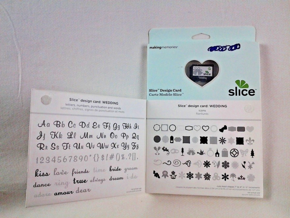 Slice Making Memories Slice Design Card Wedding #35924 | eBay