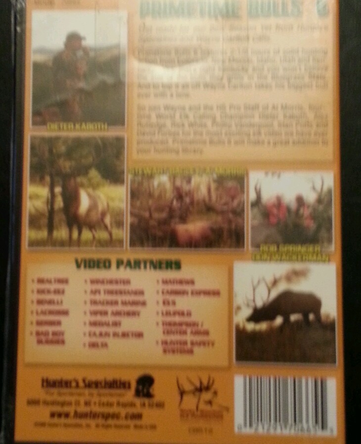 WAYNE CARLTON'S PRIMETIME BULLS 6 ELK HUNTING DVD 18 HUNTS 2.5 HRS FREE ...