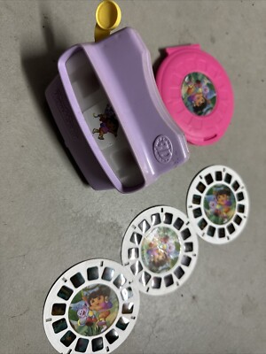 Dora the Explorer Purple View Master - Includes PinkReel Case & 3 Dora ...