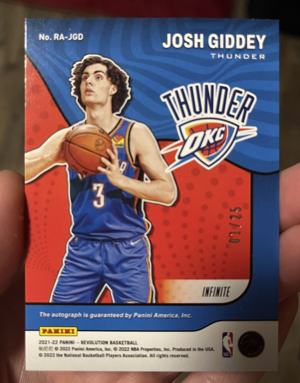 josh giddy rookie auto Infinite 1/25 | eBay