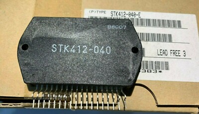 STK412-040 Power Amplifier 120W + 120 W + Heat Sink Compound BY SANYO ...