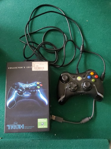 Rare Tron Legacy Collector's Edition Wired Xbox 360 Controller W Lights ...