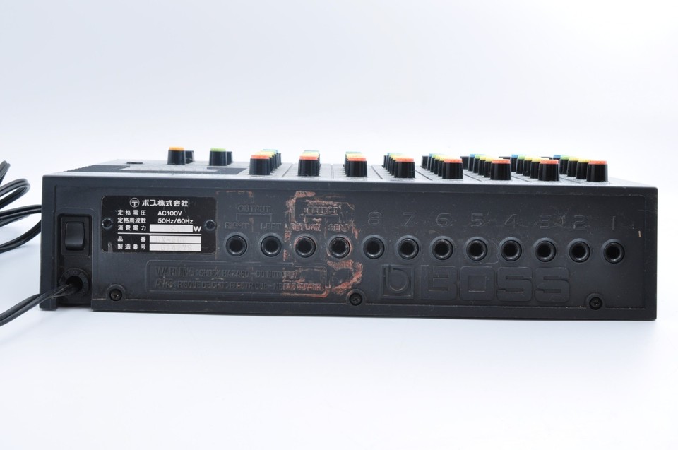 Boss BX-800 8-Channel Stereo Mixer 1985 Made in Japan Working 614279 | eBay