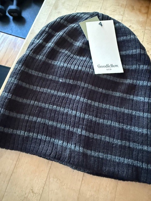 Goodfellow & Co. reversible black beanie knit cap - NEW one size | eBay
