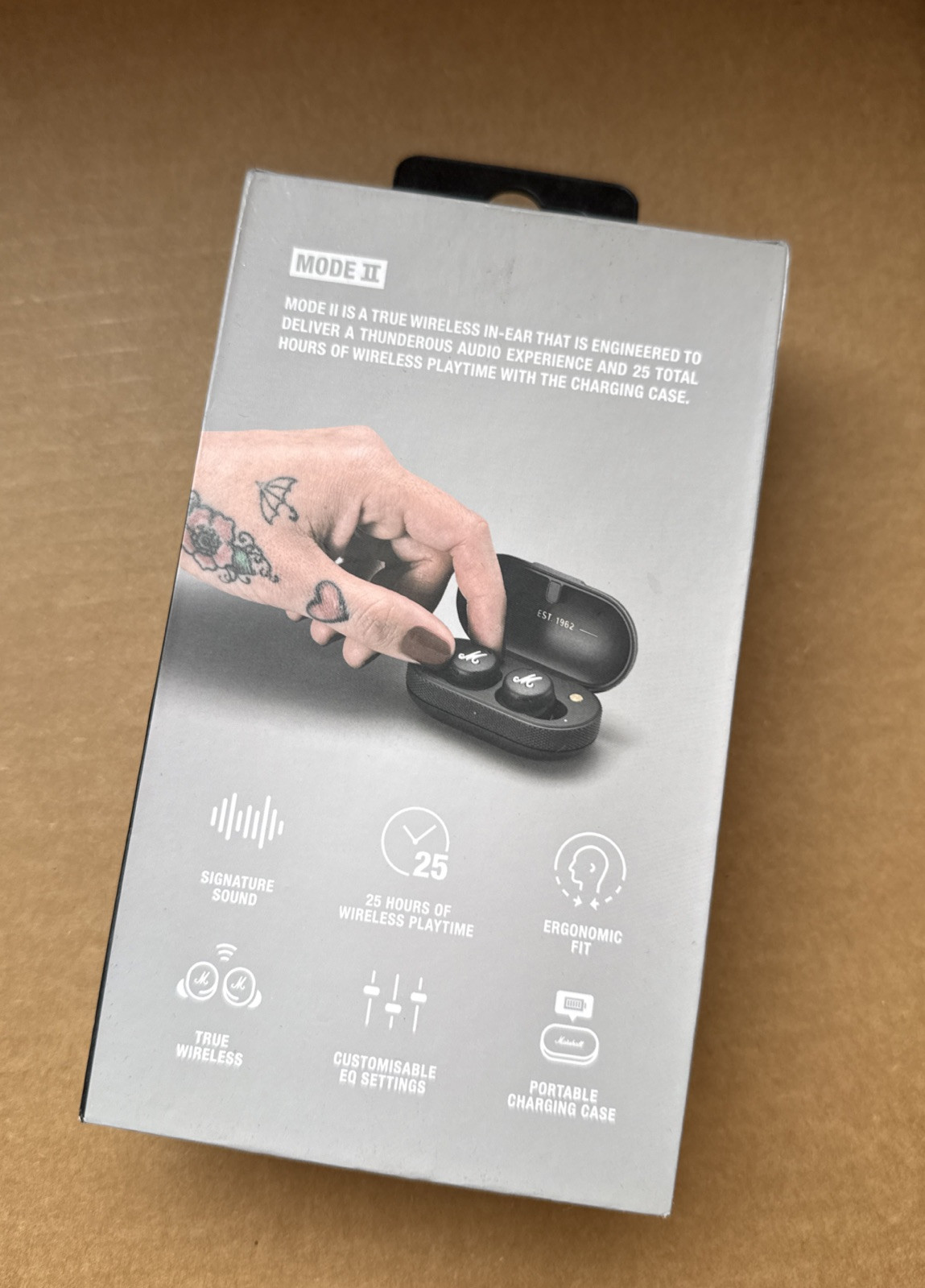 Marshall Mode II Black True Wireless In-ear Bluetooth Headphones