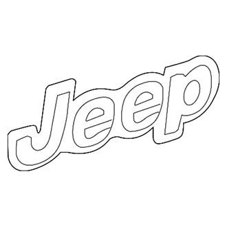 Jeep 68247414AA Rear Center Hatch Emblem | eBay