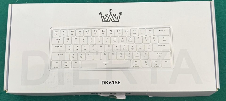 DK61SE Green Keyboard Dierya Kemove Black Keyboard RED Switch Color MIB ...
