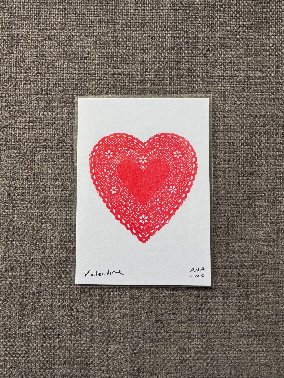 Ana Inciardi Mini Print- VALENTINE | eBay