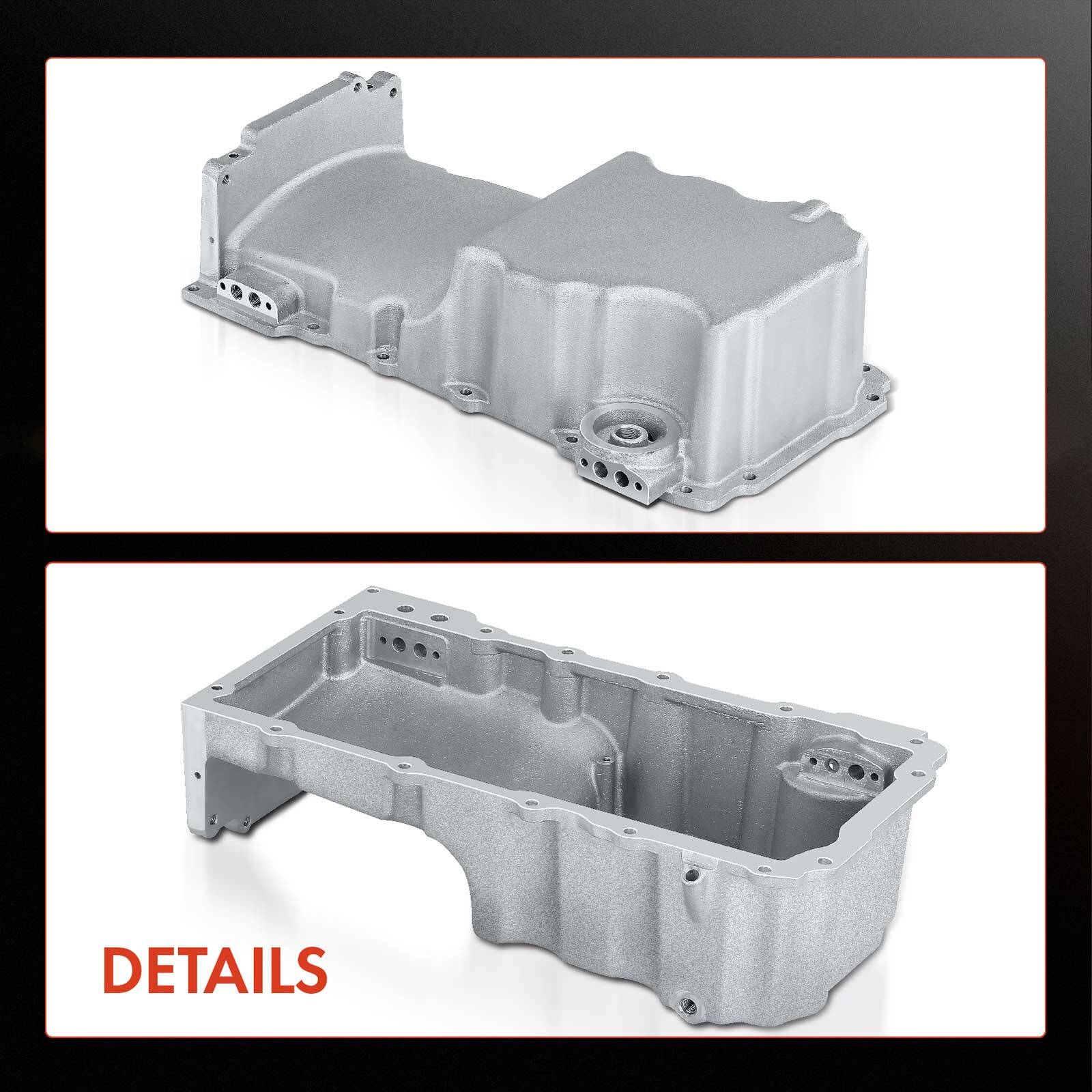 Front Wet Sump Retrofit Engine Oil Pan for Chevy LS LS1 LS2 LS3 LSX V8 ...