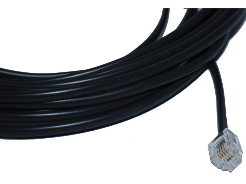 5x Rnis Téléphone / Câble Occidentale 3M Modularkabel RJ12-RJ45; 4 ...