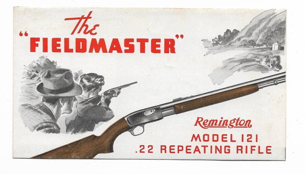 Vintage Original Remington 121 Repeating Rifle The Fieldmaster Dealer ...