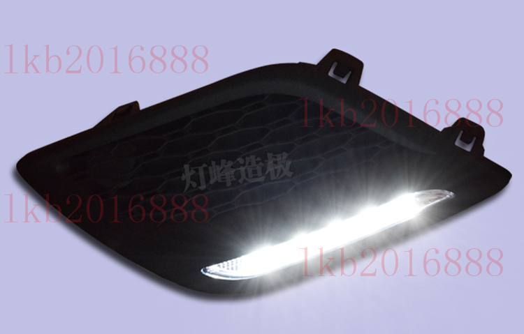 2X White LED Daytime Running Lights DRL Fog Lamp For VOLVO XC60 2009 ...