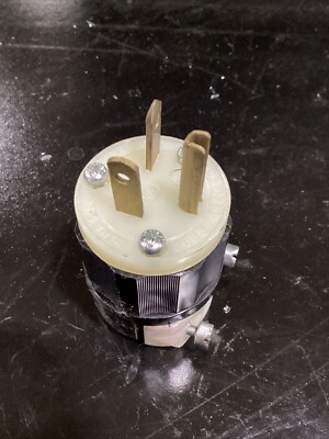 Hubbell HBL5366C, Straight Blade Plug, Plug, 20A 125V, 5-20P ...