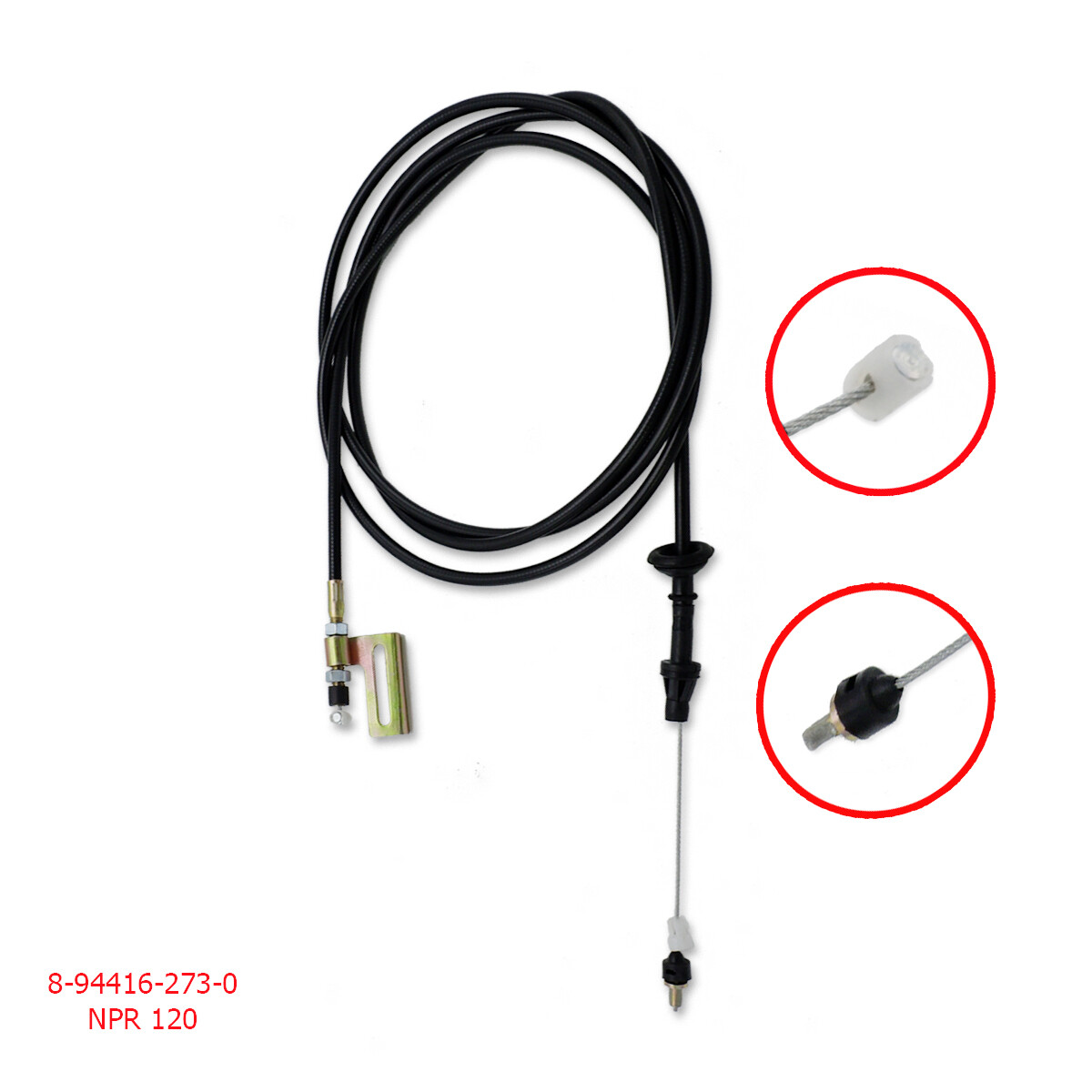 Accelerator Throttle Cable Black For Isuzu NPR 120 Truck 1996 | eBay