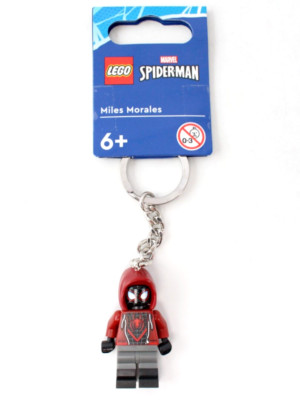 New Lego Minifigure Key Chain/Key Ring 843153: Miles Morales Spider-man ...