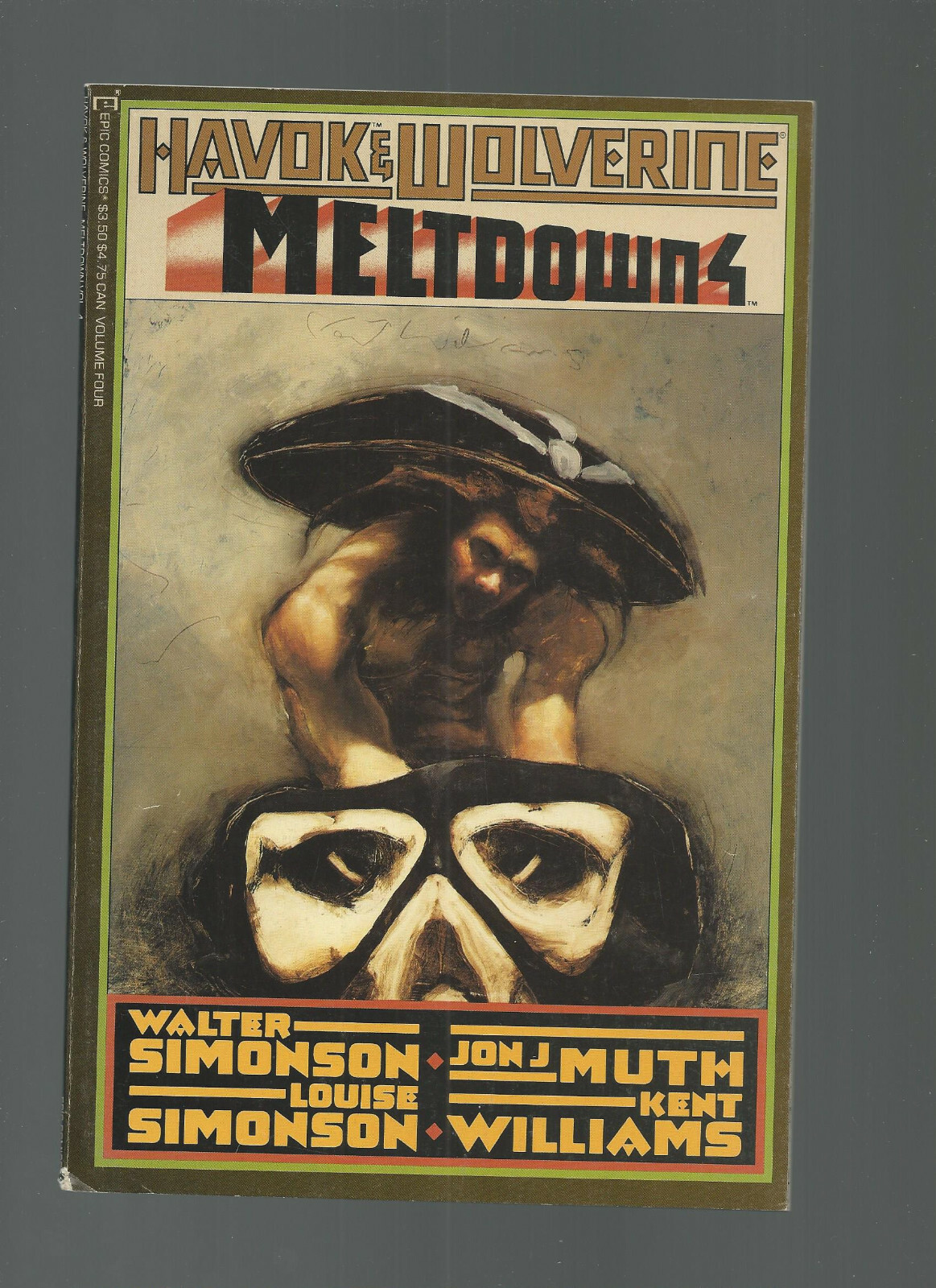 HAVOK & WOLVERINE MELTDOWN 4 PAPERBACK by WALTER SIMONSON LOUISE ...