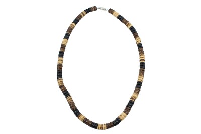 Coconut Shell Necklace (Thick) - 20", Mixed Brown Shell, Hawaiian ...
