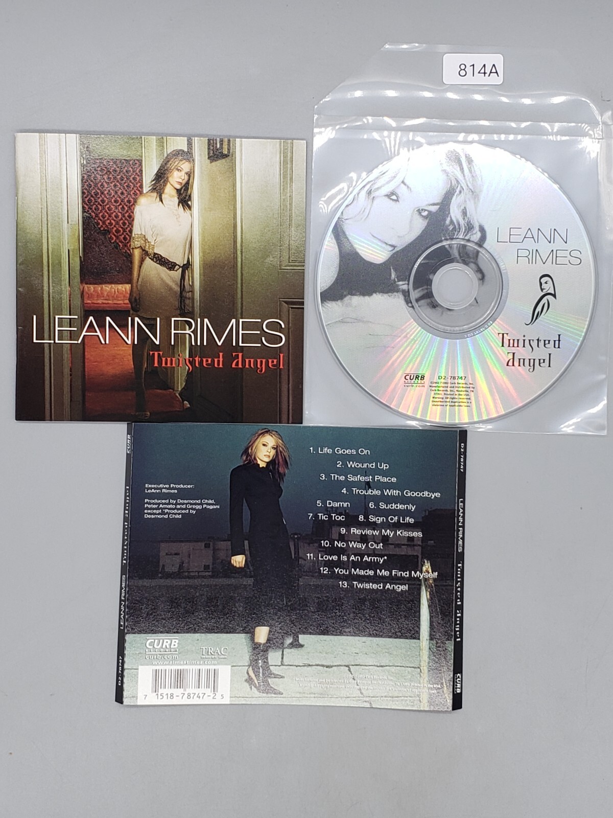 Twisted Angel by Rimes, Leann (CD, 2002) No Case No Tracking ...