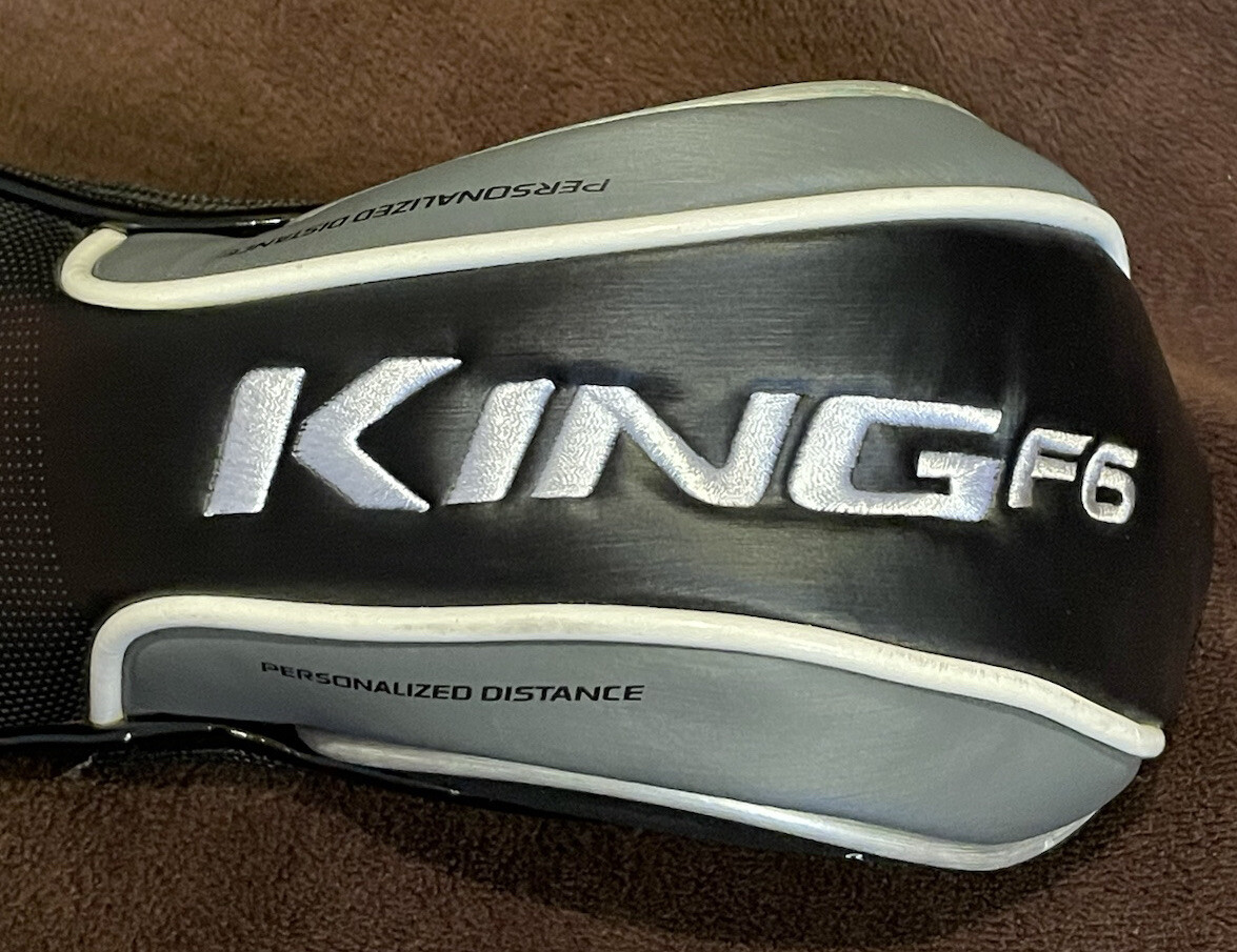 King Cobra F6 Driver Head Cover Black/Gray Golf Club Headcover | eBay