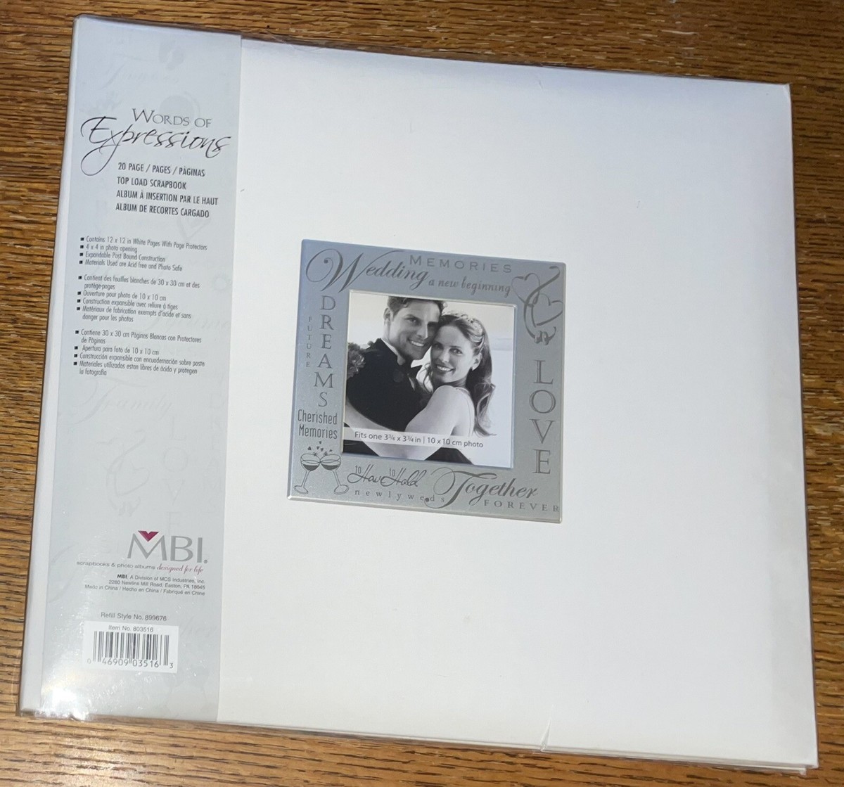 White Wedding Scrapbook Ideas Amazon.com: Potricher 8 X 8 Inch DIY