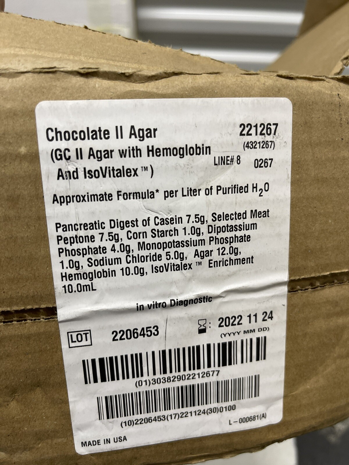 BD BBL™ Chocolate II Agar (GC II Agar with Hemoglobin 100 pack | eBay