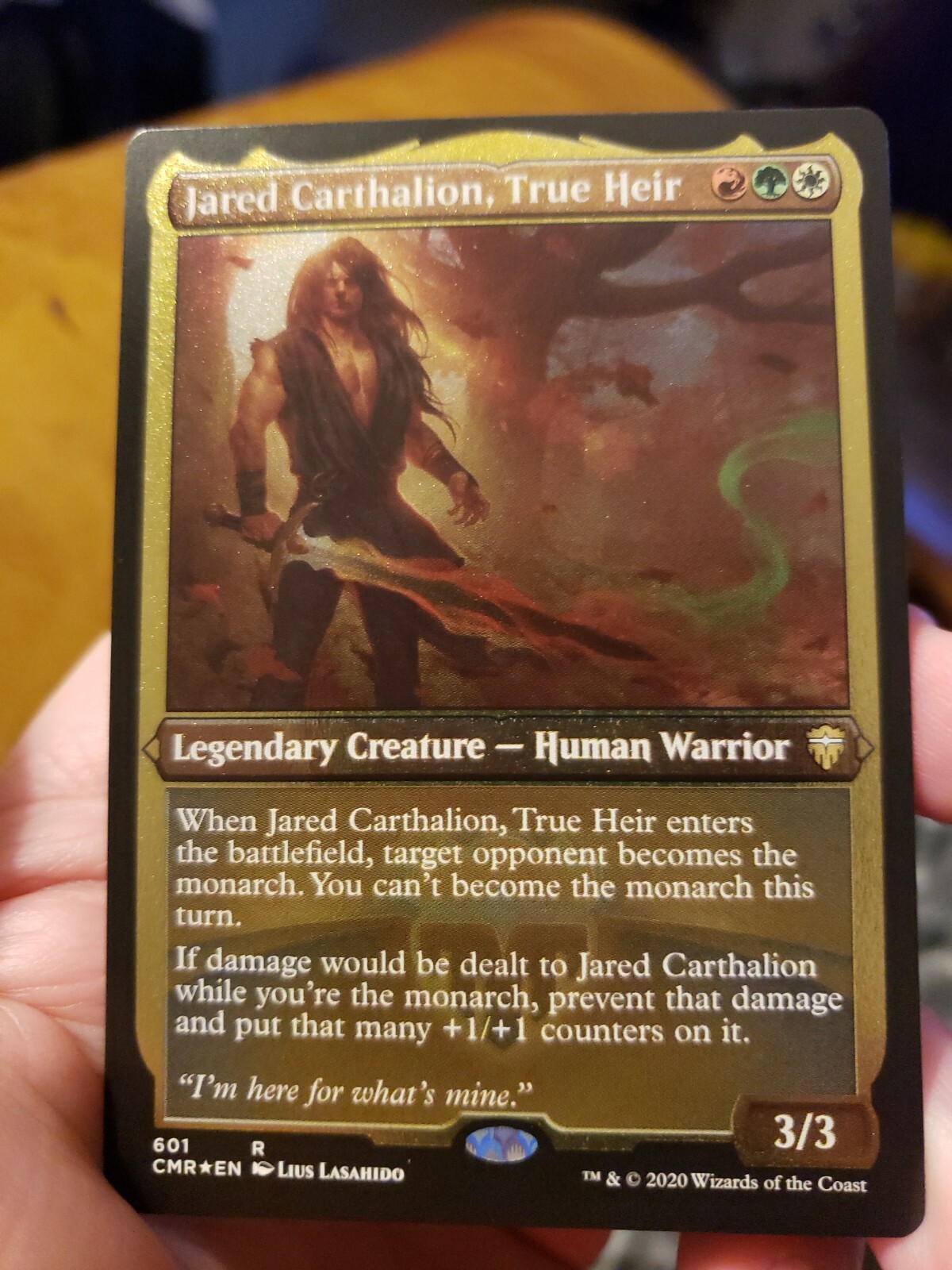x1 Jared Carthalion, True Heir - Foil Etched MTG Commander Legends R M ...