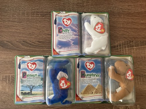 Ty, Legends Trio; 2000 McDonalds Happy Meal Toys. Chilly, Humphrey ...