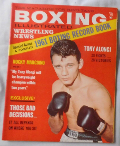 Tony Alongi - February 1962 Boxing Illustrated Magazine Ex | eBay