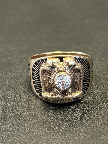mens 14k gold masonic rings vintage used | eBay