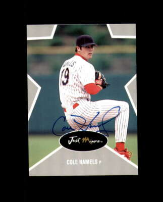 Cole Hamels 2003 Just Stars Autograph Phillies | eBay