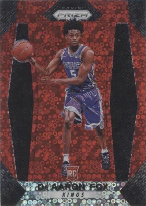 2017-18 Panini Prizm - De'Aaron Fox #24 Red Fast Break Prizm /125 (RC ...