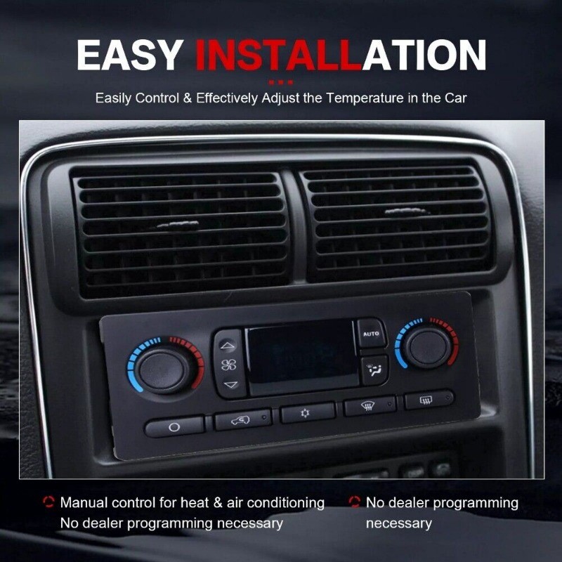 AC Heater Climate Control Module 599-211XD Fit 03-07 Chevy GMC Improved ...