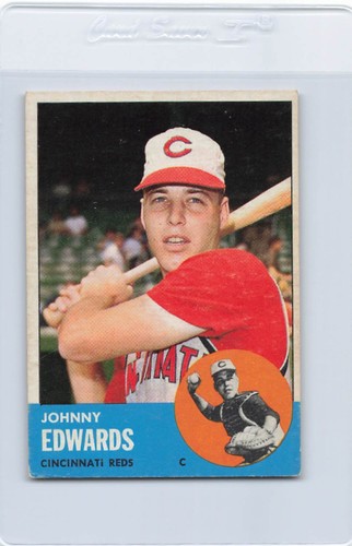 1963 Topps #178 Johnny Edwards Reds EX/MT *DA-C2867 | eBay