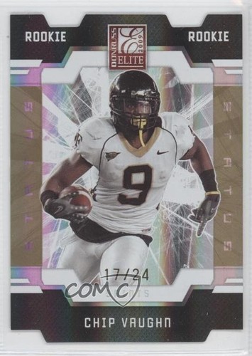 2009 Donruss Elite Rookies Status Gold Die-Cut /24 Chip Vaughn #120 ...