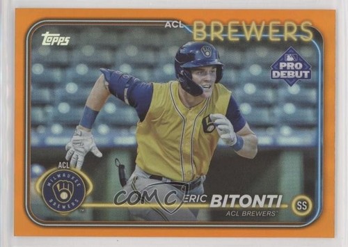 2024 Topps Pro Debut Orange Foil /25 Eric Bitonti #PD-152 | eBay