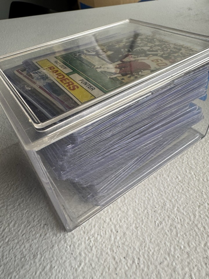 40x Vintage 1970s Topps Football ALL RC cards - 13x unique - Ray Guy ...