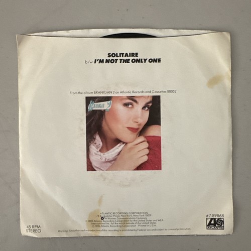 Laura Branigan Solitaire/I'm Not The Only One 45rpm 7" Tested VG+ | eBay UK