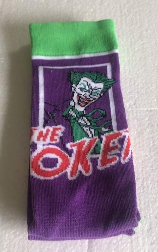 THE JOKER SOCKS DC COMICS BATMAN ROBIN CAT WOMAN THE PENGUIN SUPERHERO ...