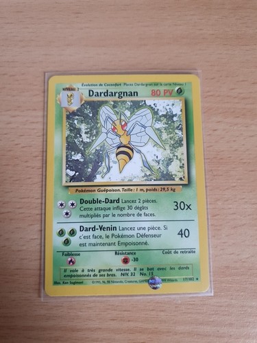 Carte Pokémon : Dardagnan 17/102 Edition 2 Set de Base Wizards ...
